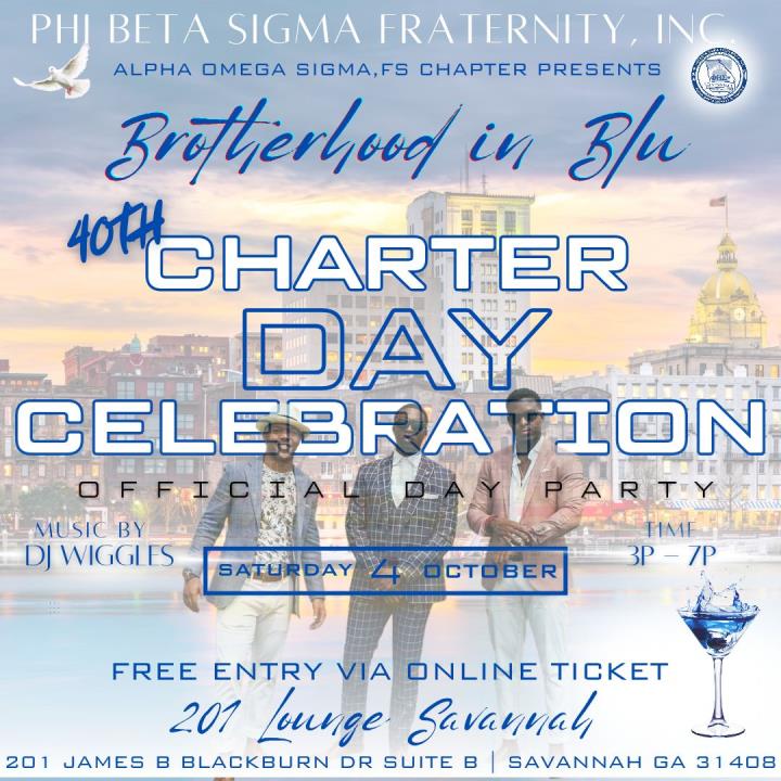 Alpha Omega Sigma Brotherhood in Blu 40th Charter Day Celebration Event ...