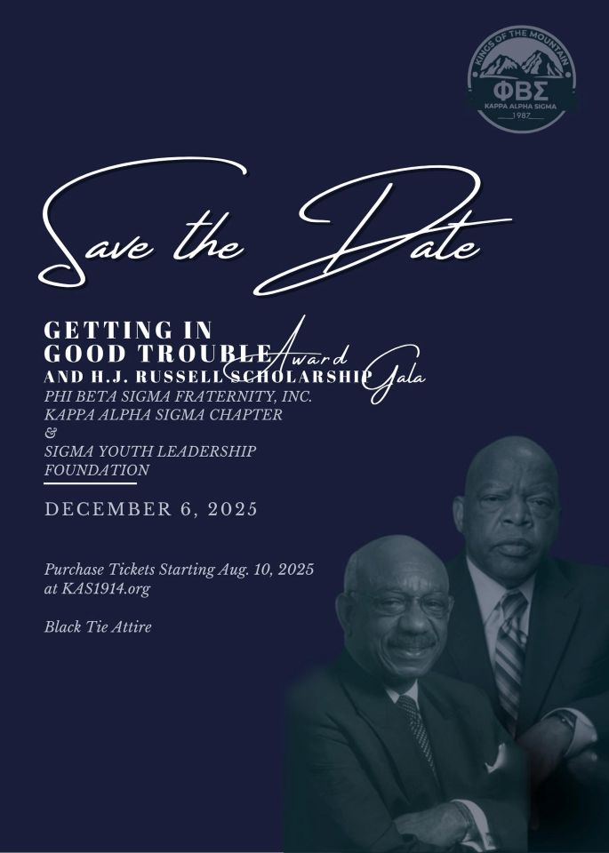 Kappa Alpha Sigma Getting in Good Trouble Award and H.J. Russell ...